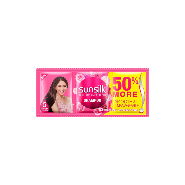 SUNSILK Smooth and Manageable Shampoo Pink Sachet 15ml 1's price in the ...